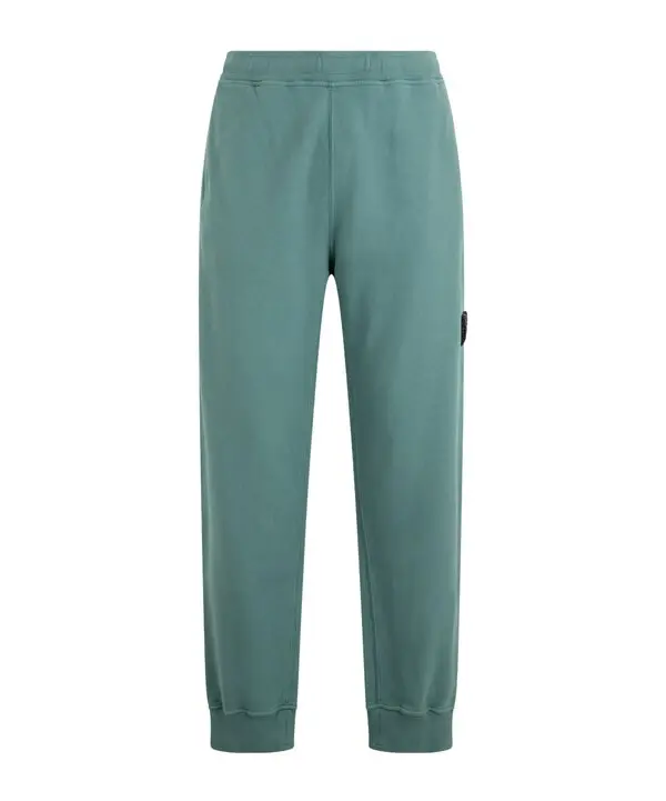 Stone Island Elastic Waist Sports Pants - Green