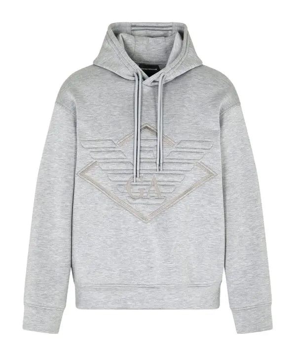 Emporio Armani Hooded Sweatshirt - White