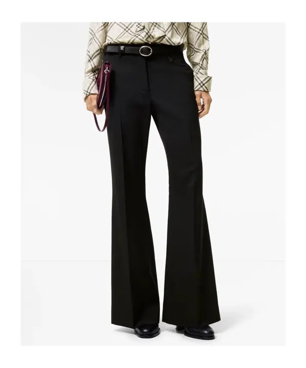 Burberry Wool Blend Tailored Trousers