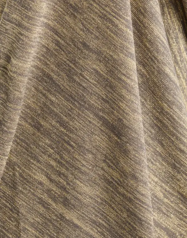Rick Owens Metallic Long-sleeve Dress