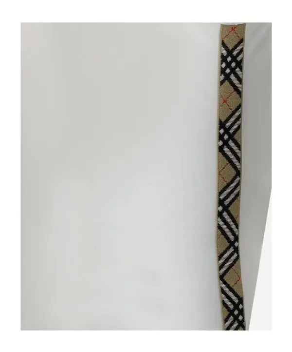 Burberry Check-trim One-piece Swimsuit - White