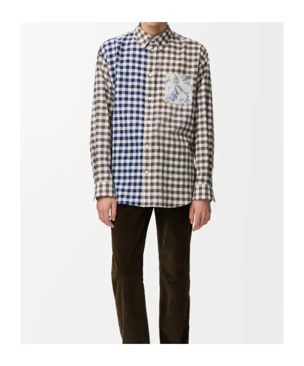 Loewe Shirt In Wool And Cotton Flannel