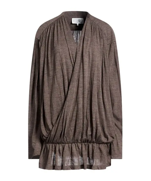 MAISON MARGIELA Mid-length Knitted Dress - Gray