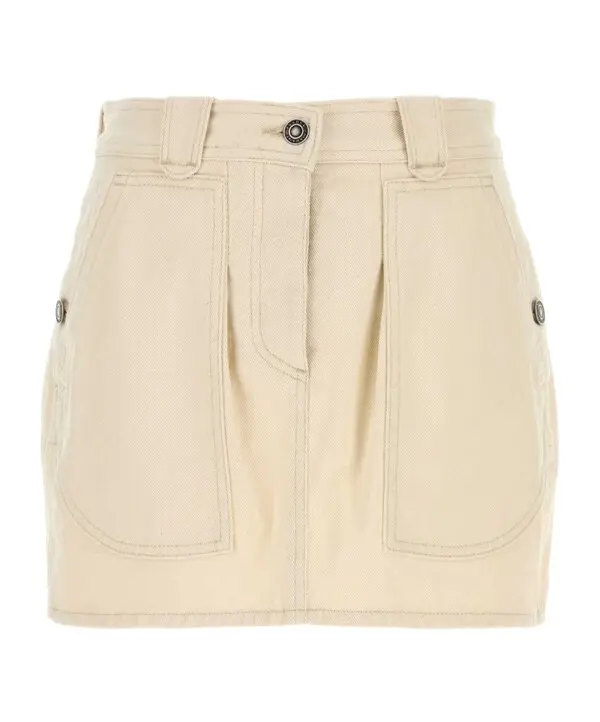 Isabel Marant Étoile High-waisted Button-front Utility Mini Skirt
