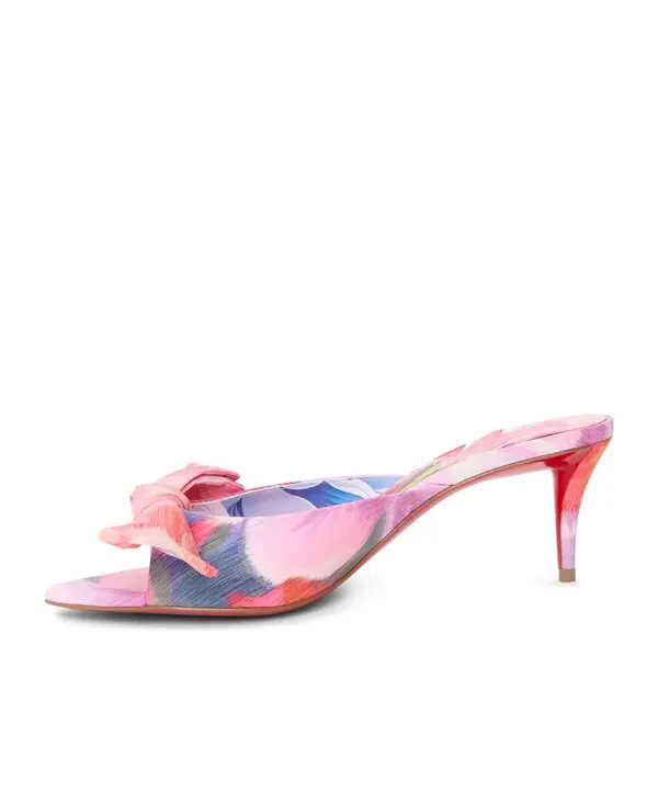 CHRISTIAN LOUBOUTIN Heeled Mules With Bow Detailing