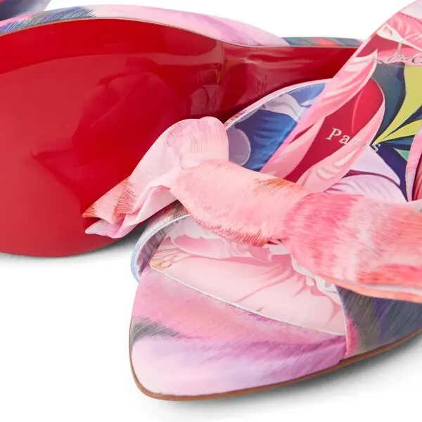 CHRISTIAN LOUBOUTIN Heeled Mules With Bow Detailing