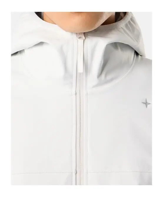 Stone Island Oversized-fit Zip-up Hooded Sweatshirt With Zip Pockets