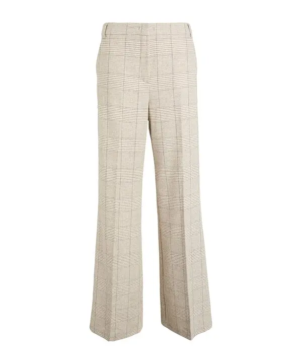 MAXCO. Max&co. Loose-fit Plaid Trousers
