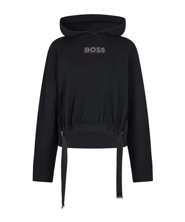Hugo Boss Solid Color Sweatshirt - Black