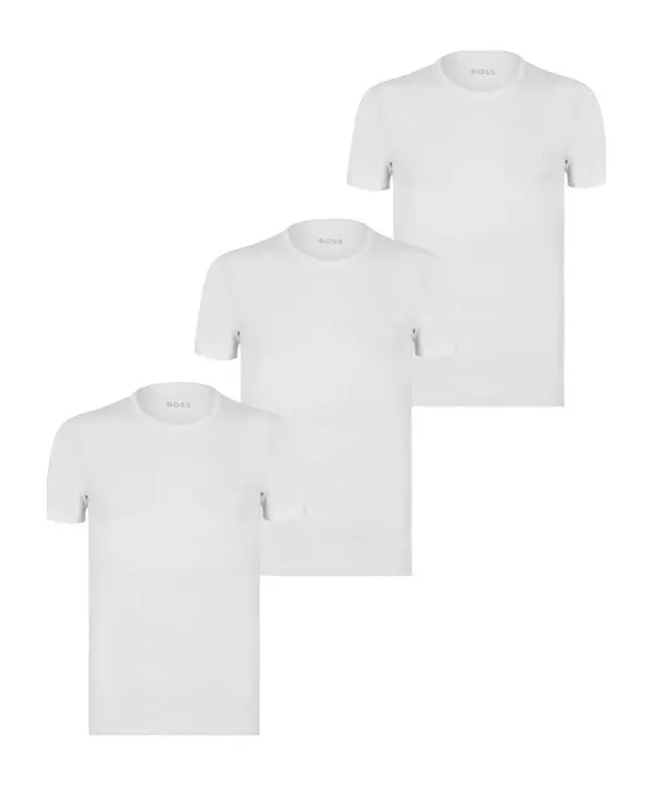 Hugo Boss A Classic And Simple Three-piece T-shirt - White