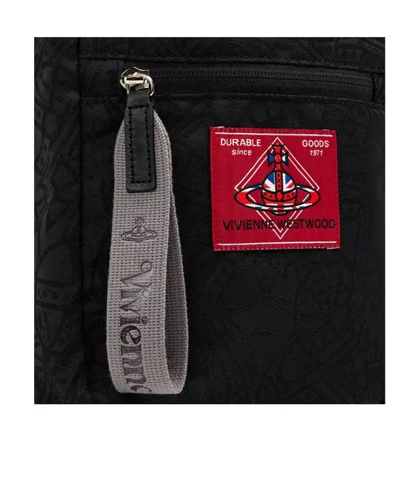 VIVIENNE WESTWOOD Jacquardnylon Vertical Crossbody Bag