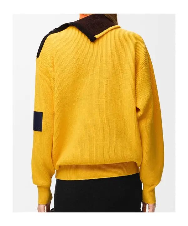 Loewe Zip-up Sweater In Wool
