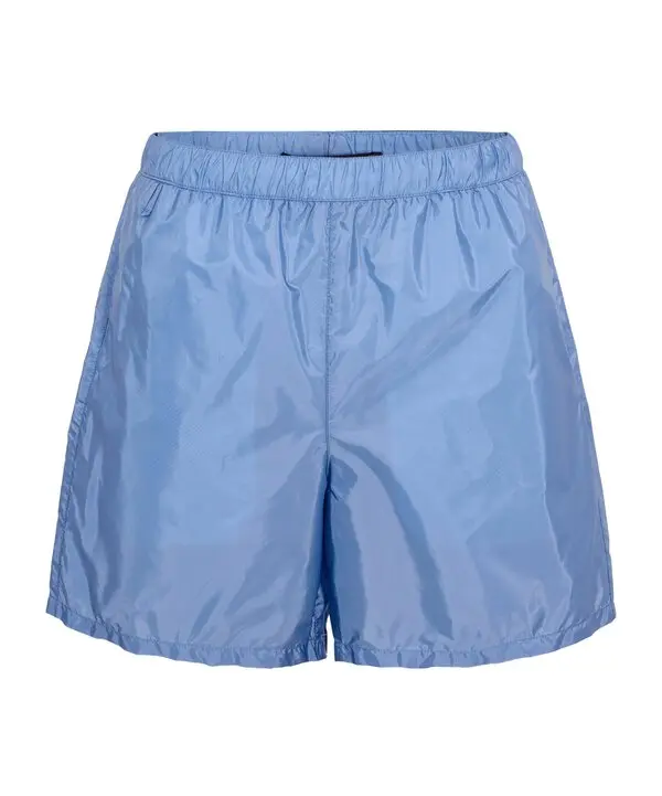 Prada Solid Color Swim Trunks - Blue