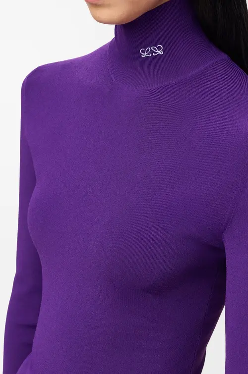 Loewe Viscose Blend Turtleneck Top