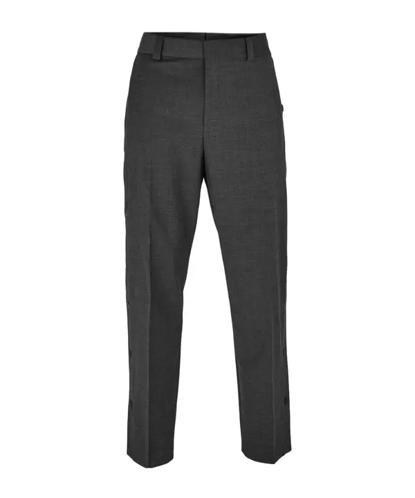 Hugo Boss Check Suit Trousers - Grey