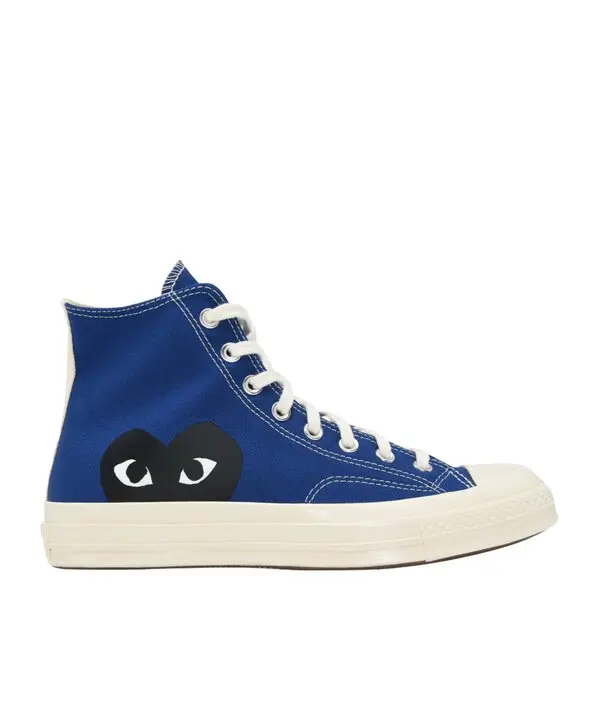 Play Comme Des Garcon Simple Trendy Shoes - Blue
