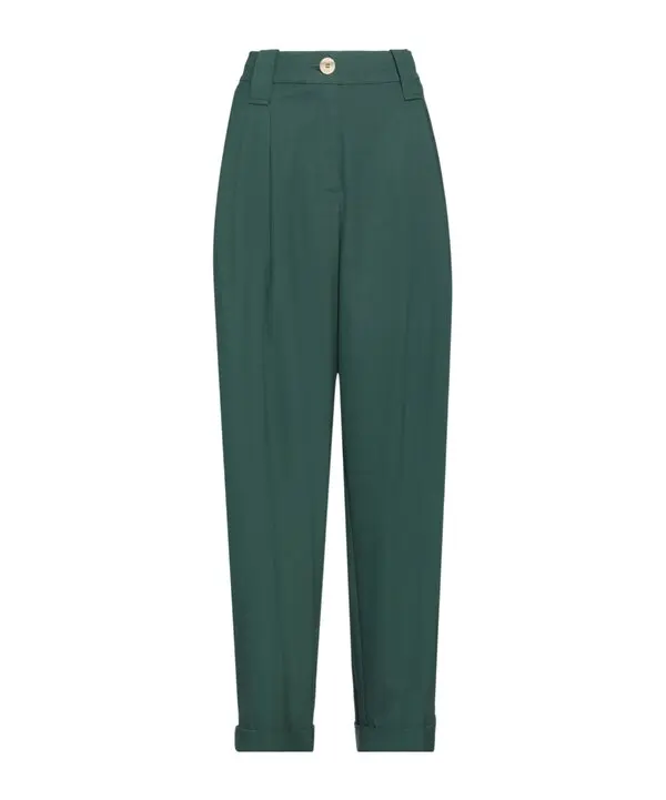 GANNI Loose Straight-leg Trousers With Button Detail