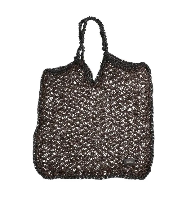 Max Mara Two-tone Medium Tote Bag - Brown
