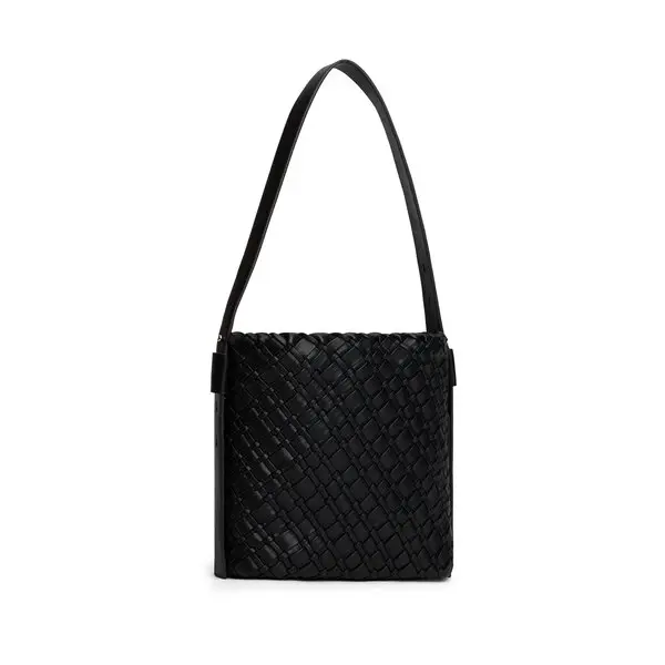 Tommy Hilfiger Woven Shoulder Bag With Logo Detail