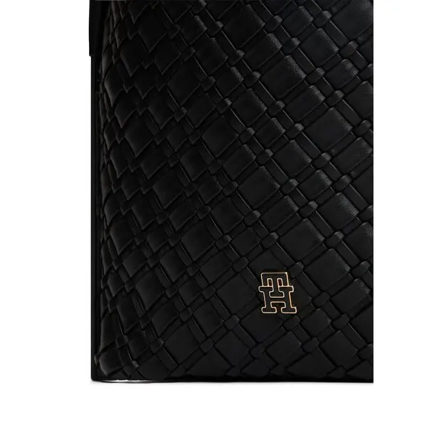 Tommy Hilfiger Woven Shoulder Bag With Logo Detail