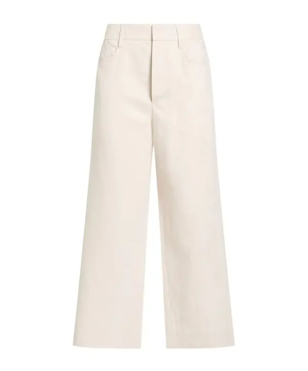 Max Mara Mid-rise Wide-leg Jeans - Ivory