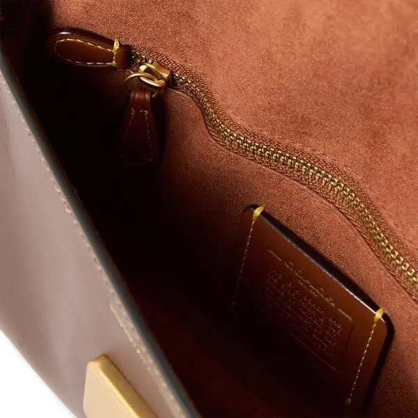 COACH Solid Color Shoulder Bag