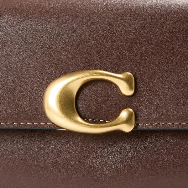 COACH Solid Color Shoulder Bag