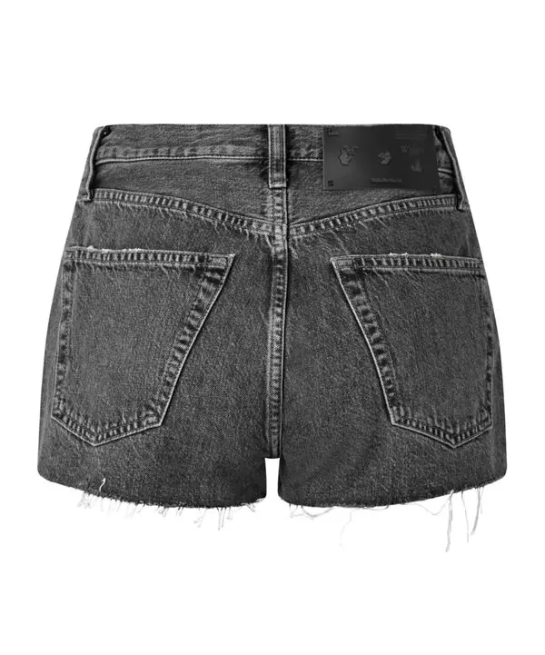 Off-White Acidwash Denim Shorts