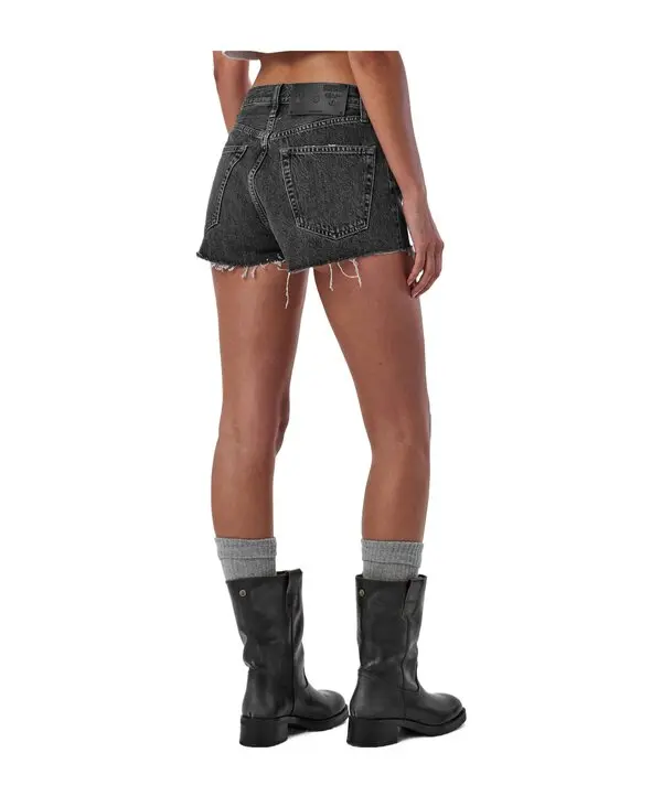 Off-White Acidwash Denim Shorts