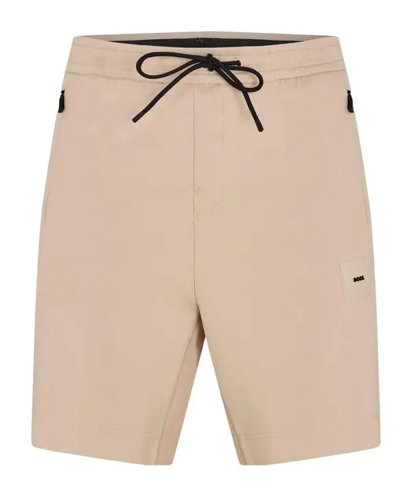 Hugo Boss Drawstring Casual Shorts - Nude
