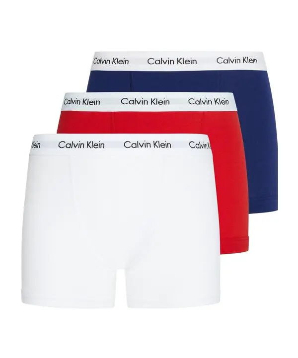 Calvin Klein Three-piece Stretch Pure Cotton Underpants - No