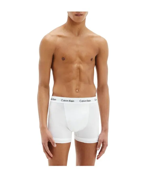 Calvin Klein Three-piece Stretch Pure Cotton Underpants