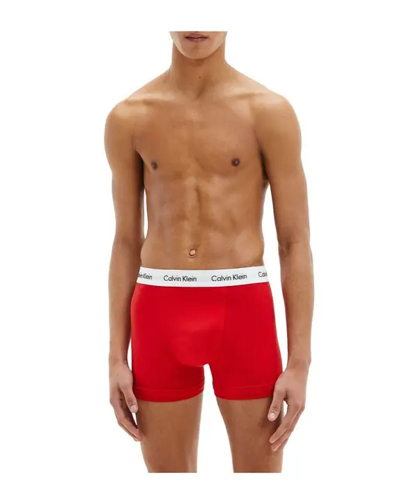 Calvin Klein Three-piece Stretch Pure Cotton Underpants