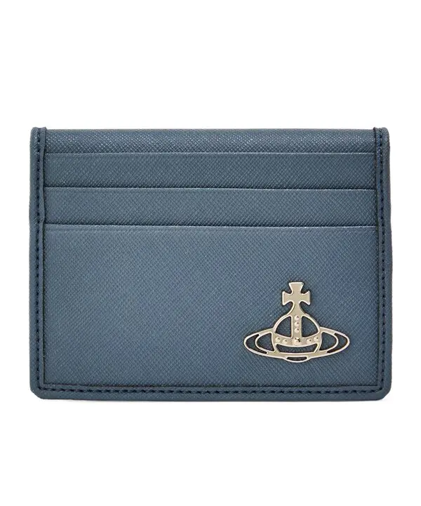 VIVIENNE WESTWOOD Embellished Kent Billfold Wallet - Blue