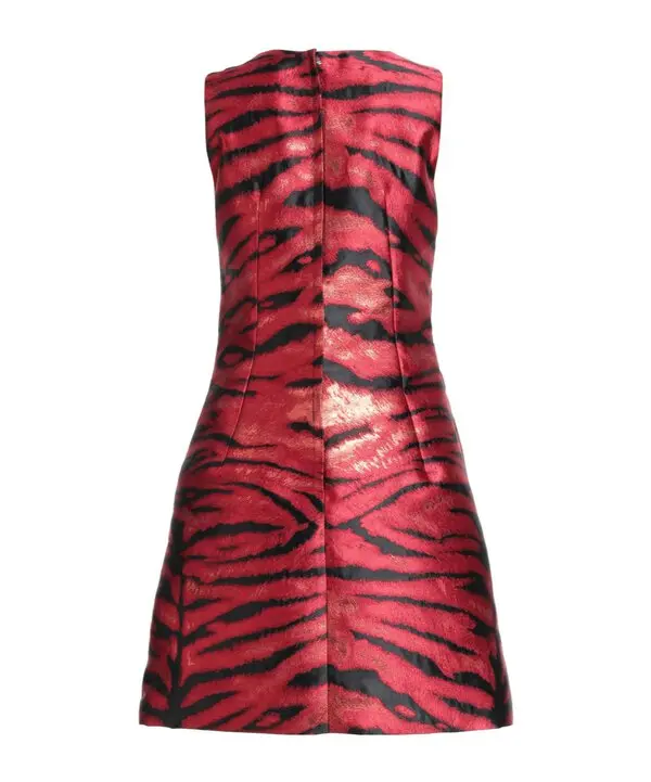 Dolce & Gabbana Sleeveless Tiger-striped Dress