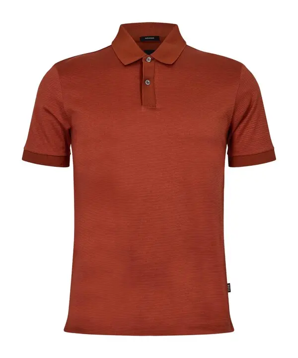 Hugo Boss Shortsleeve Polo Shirt - Red