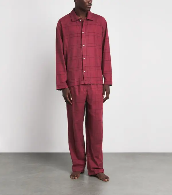 Calvin Klein Cotton Flannel Pyjama Set