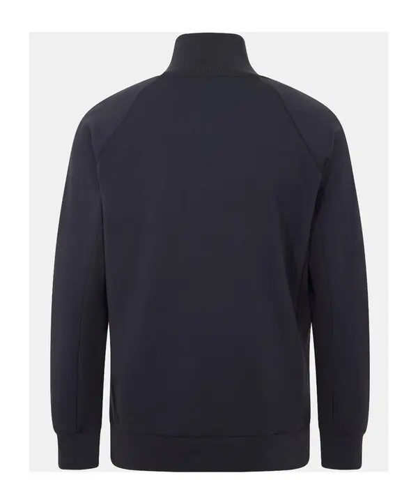 Hugo Boss Stand Collar Zip-up Jacket With Paneling