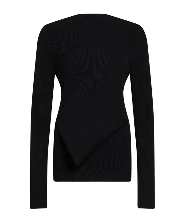 Rick Owens Solid-color Long-sleeve Knit Top