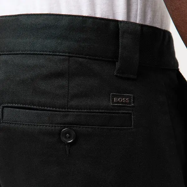 Hugo Boss Solidcolor Twill Casual Trousers