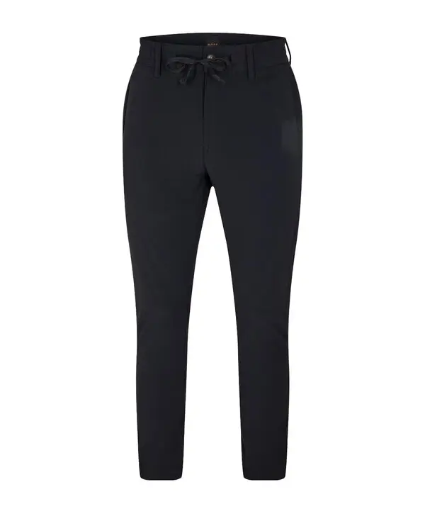 Hugo Boss Solidcolor Casual Trousers - Black
