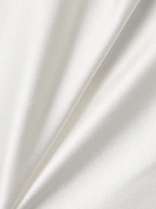 Solace Strapless Pleated Twill Gown