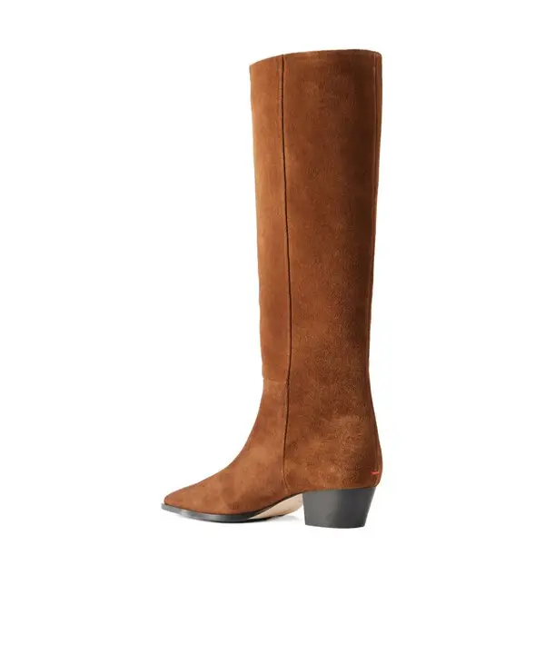 AeydĒ Solid Color Suede Knee Boots