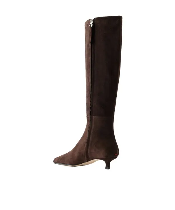 AeydĒ Solid Color Suede Knee Boots