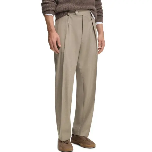 Hugo Boss Boss Double-breasted Wide-leg Trousers