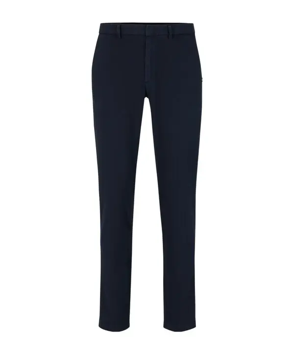 Hugo Boss Midrise Slimfit Casual Trousers