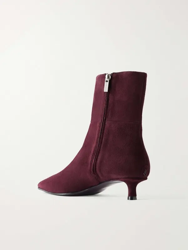 JIMMY CHOO Lory 35 Suede Ankle Boots