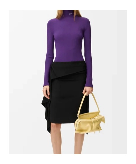 Loewe Draped Skirt In Viscose Blend
