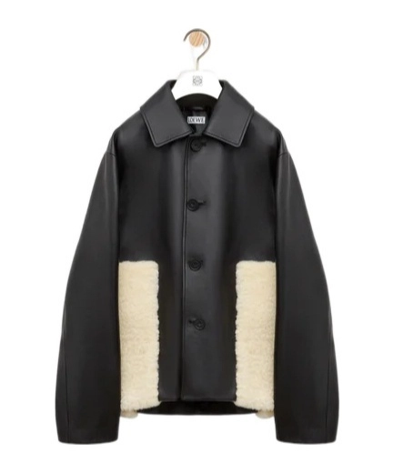 Loewe Jacket In Nappa Lambskin - Black