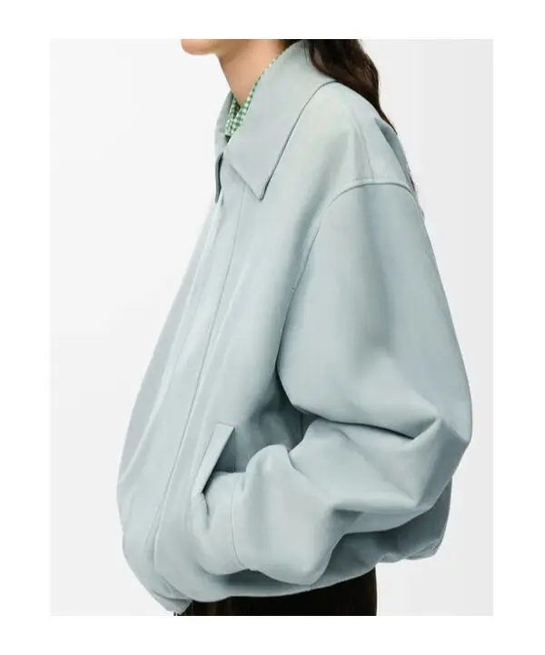 Loewe Drawstring Jacket In Suede Lambskin